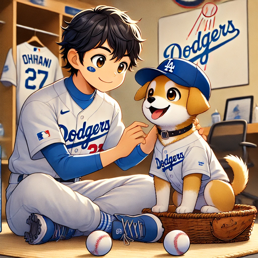 デコピン始球式が話題！大谷翔平と愛犬の可愛すぎるパフォーマンスとは？