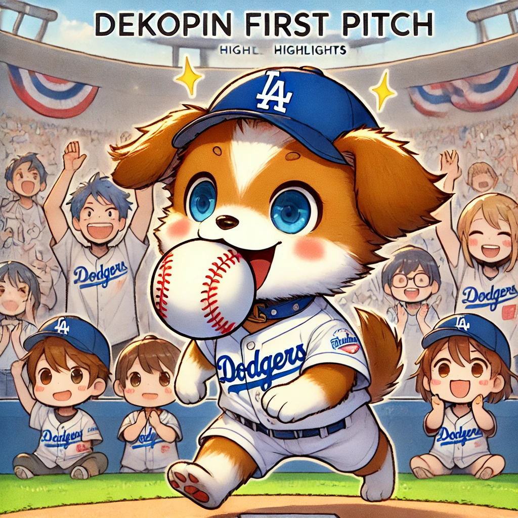 デコピン始球式が話題！大谷翔平と愛犬の可愛すぎるパフォーマンスとは？
